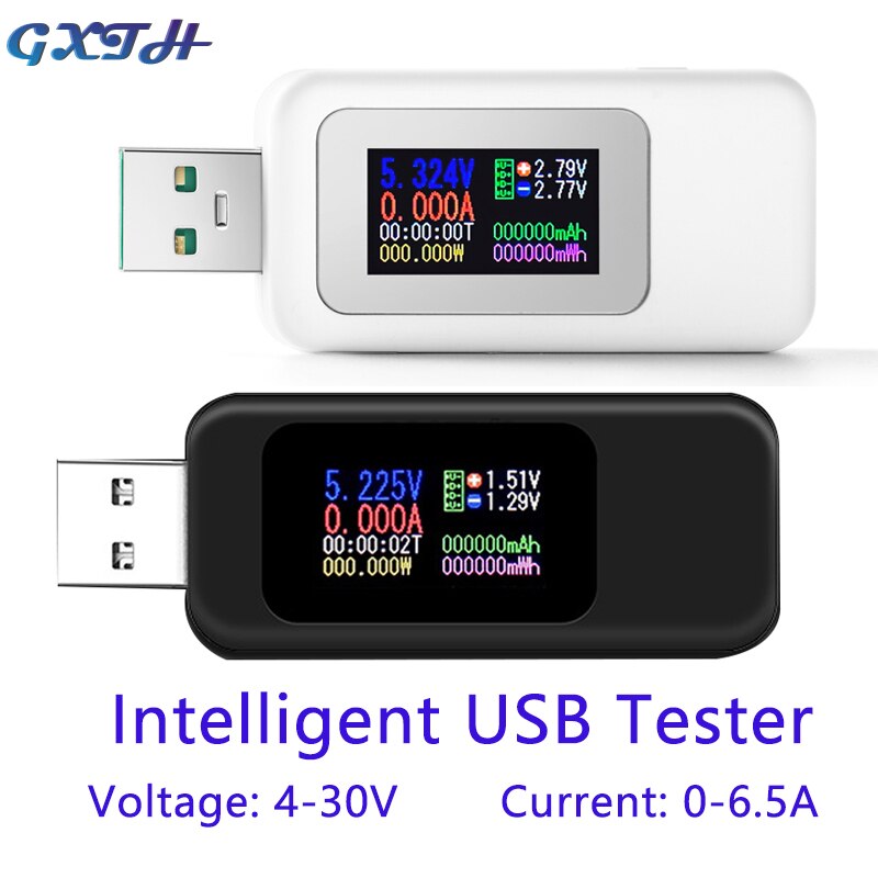 0-6.5A 4-30V Smart USB Meter Color Screen Usb Test... – Grandado