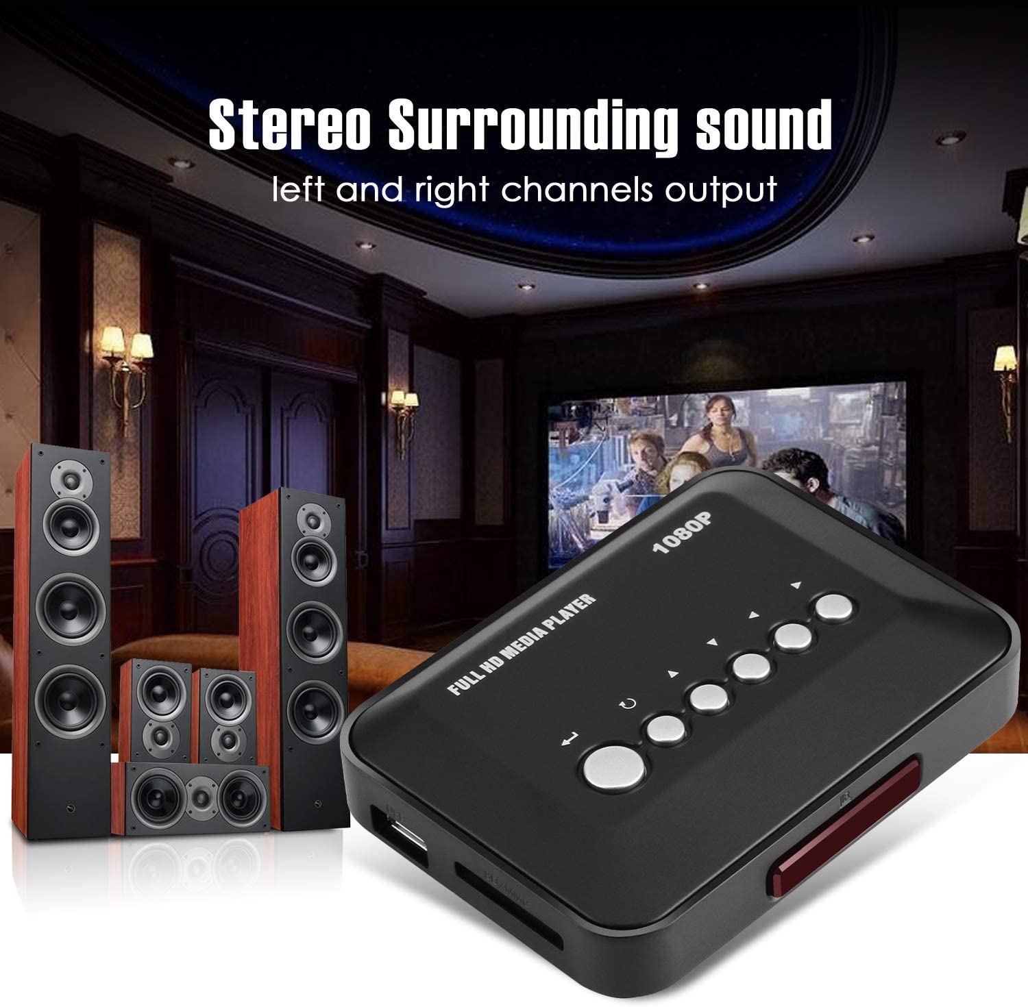 1080p Full Hd Media Player Multimedia Tv Player Wi Vicedeal