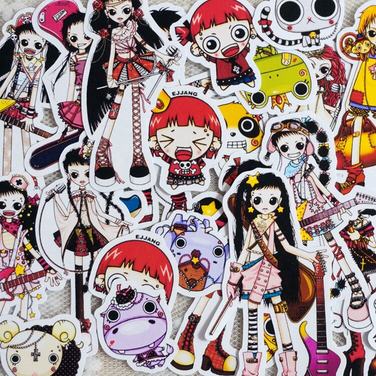 36PCS Rock girl Sticker Decoration DIY Ablum Diary... – Grandado