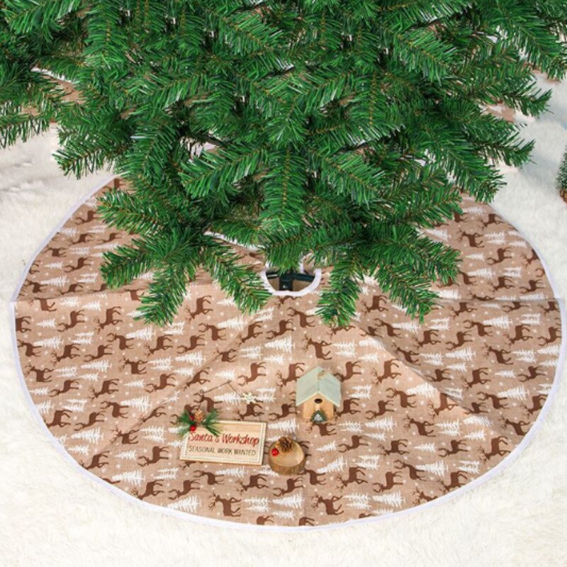 3 Size Kerstboom Rok Elanden Print Boom Rok Scene ... – Grandado