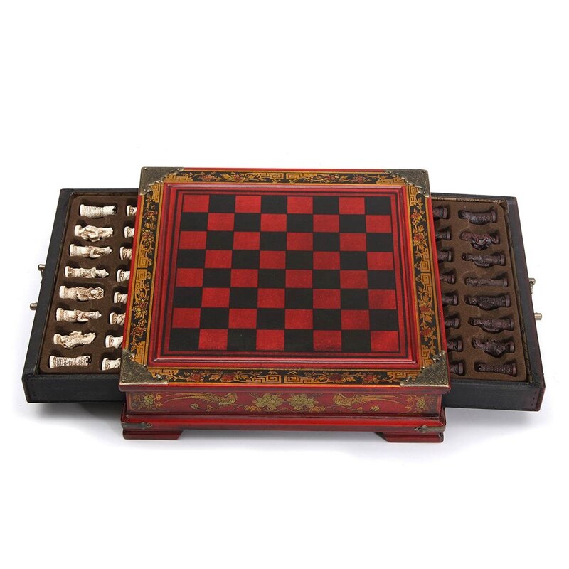 32Pcs/Set Wooden Table Chess Chinese Chess Games R... – Grandado