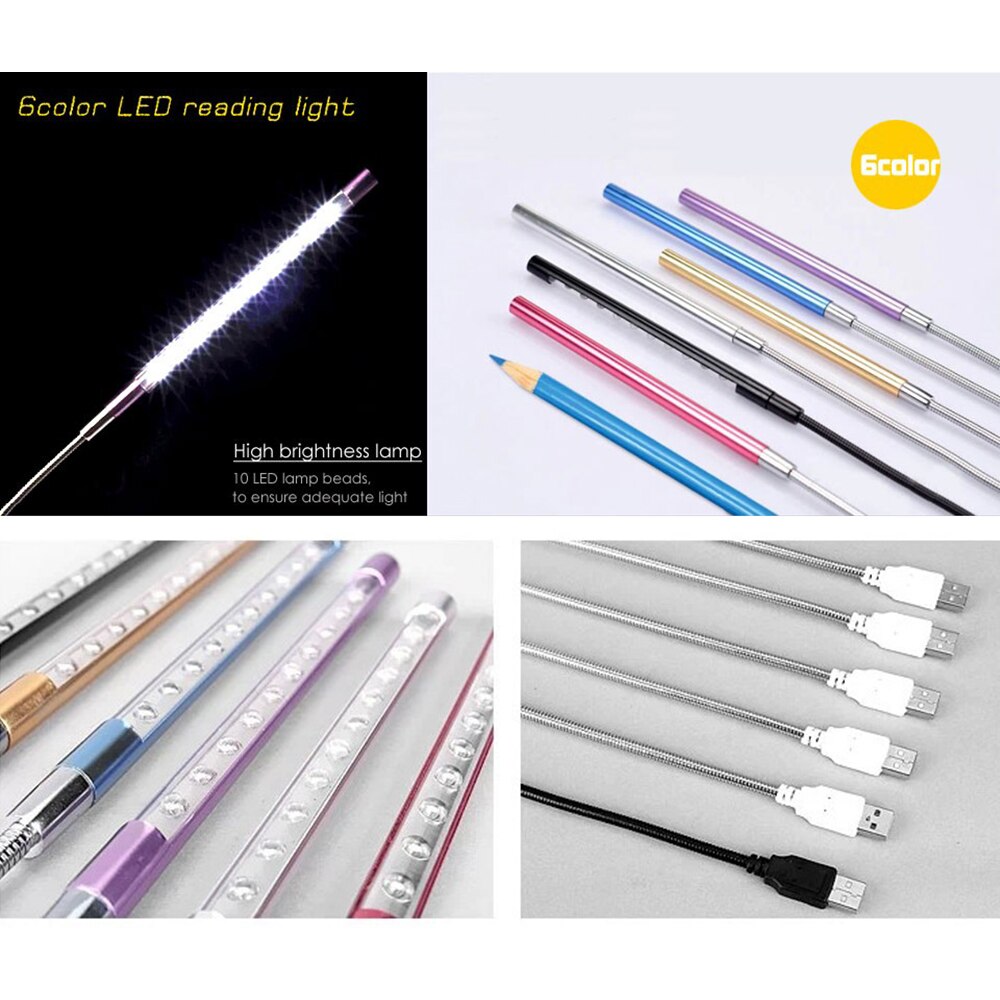 Usb Lamp Usb Bureaulampen 10 Led 360 Graden Dc 5V ... – Grandado