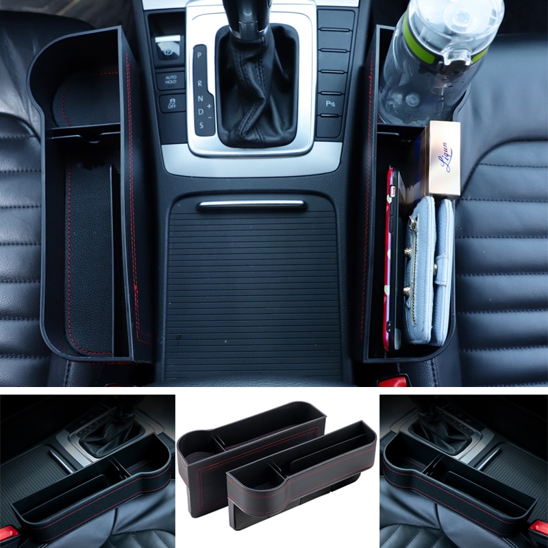 Car Seat Gap Organizer PU Leather Pocket Catcher O... – Vicedeal