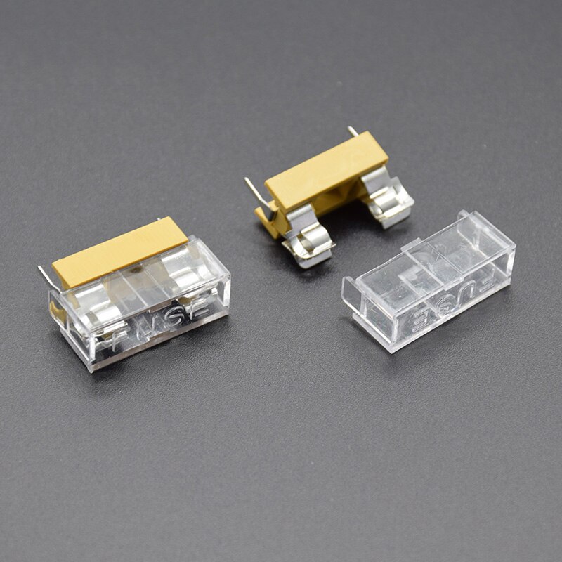 10sets Panel Mount PCB Fuse Holder Case w Cover 5x... – Grandado