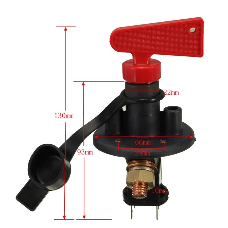 car Rally 4 terminal battery isolator Master Power... – Grandado