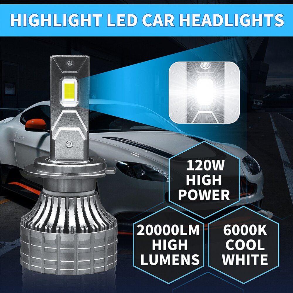 Infitary Auto LED Licht 110W 30000LM 6000K Weiß H7... – Grandado