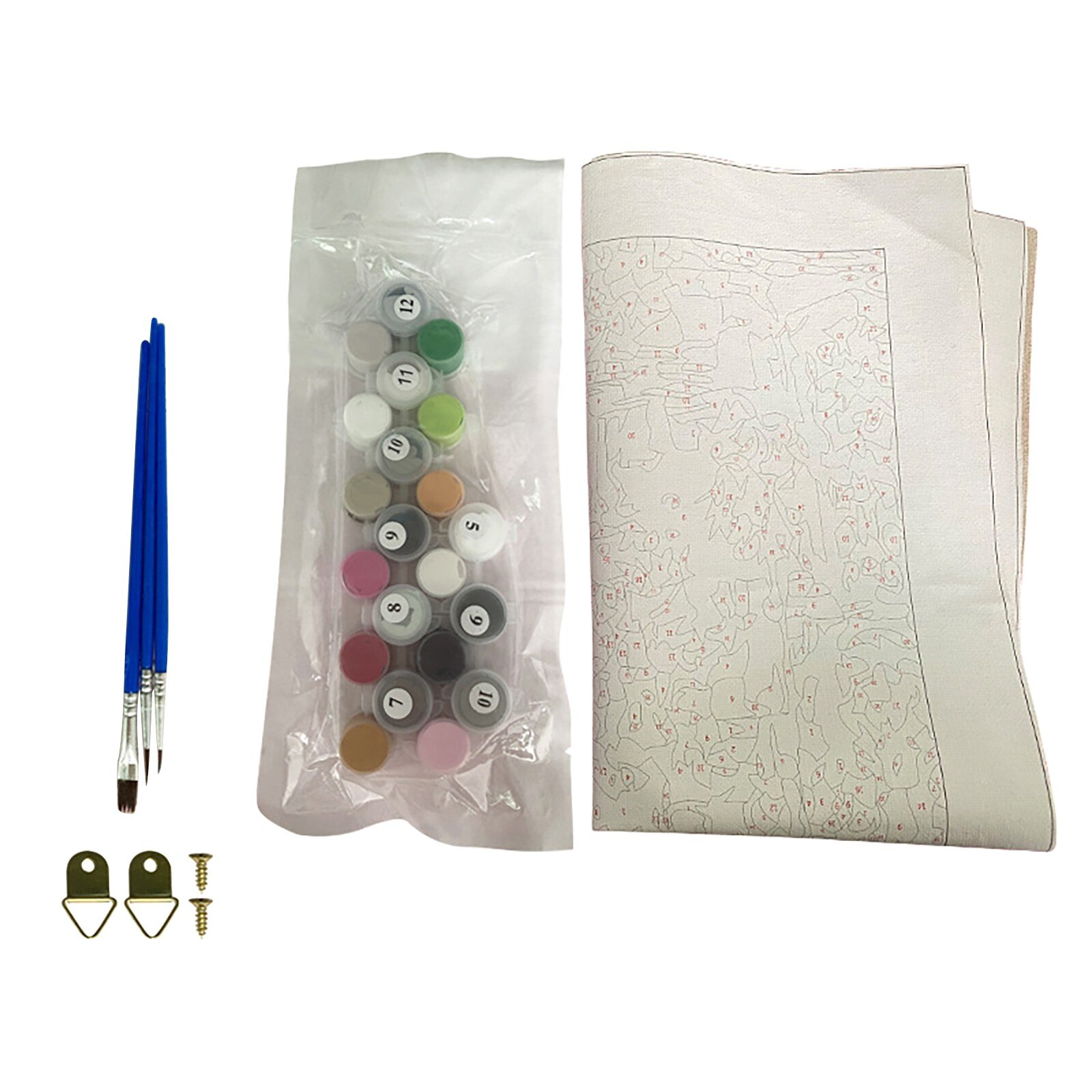 Acrylic Paint By Numbers Set Oil Painting For Adul... – Grandado