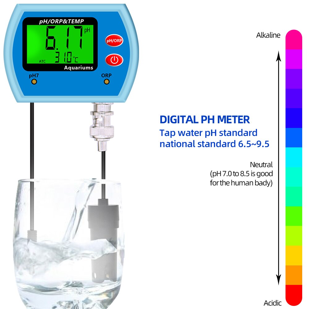 Professionele Ph Meter 3 In 1 Ph/Orp Temp Meter Mu... – Vicedeal