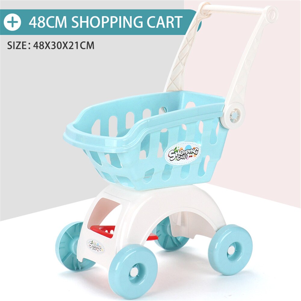Shopping Cart Kids Large Supermarket Trolley Push ... – Vicedeal