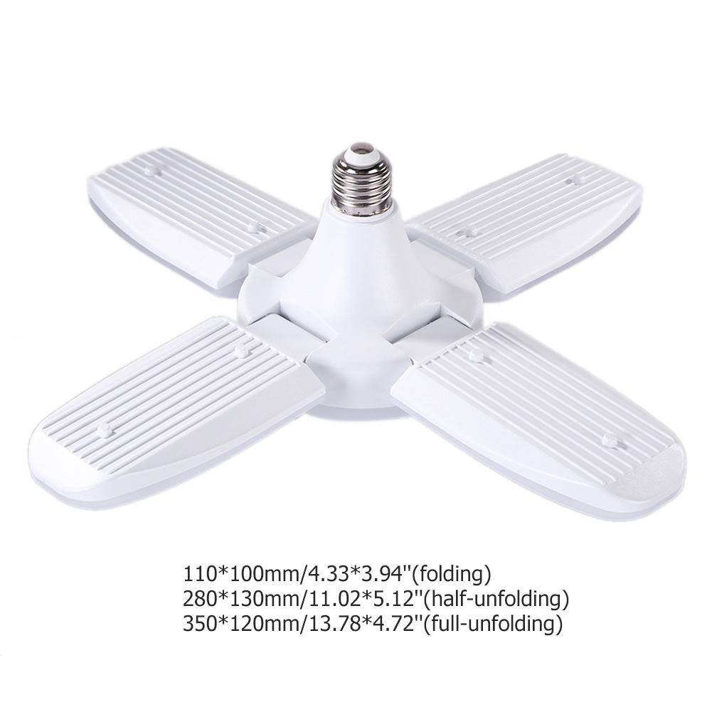 E27 LED Foldable Fan Blade Ceiling Lights 45W 60W ... – Grandado