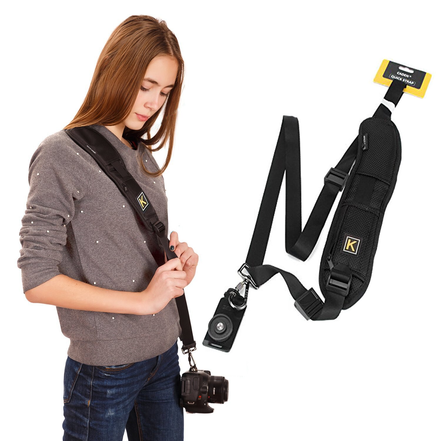 Quick Strap Rapid Camera Single Shoulder Q Sling B... – Grandado