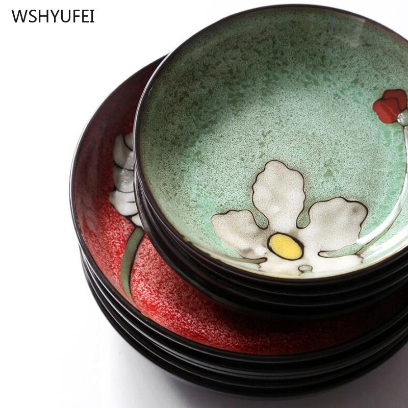 European-style dinner plate ceramic deep plate din... – Grandado