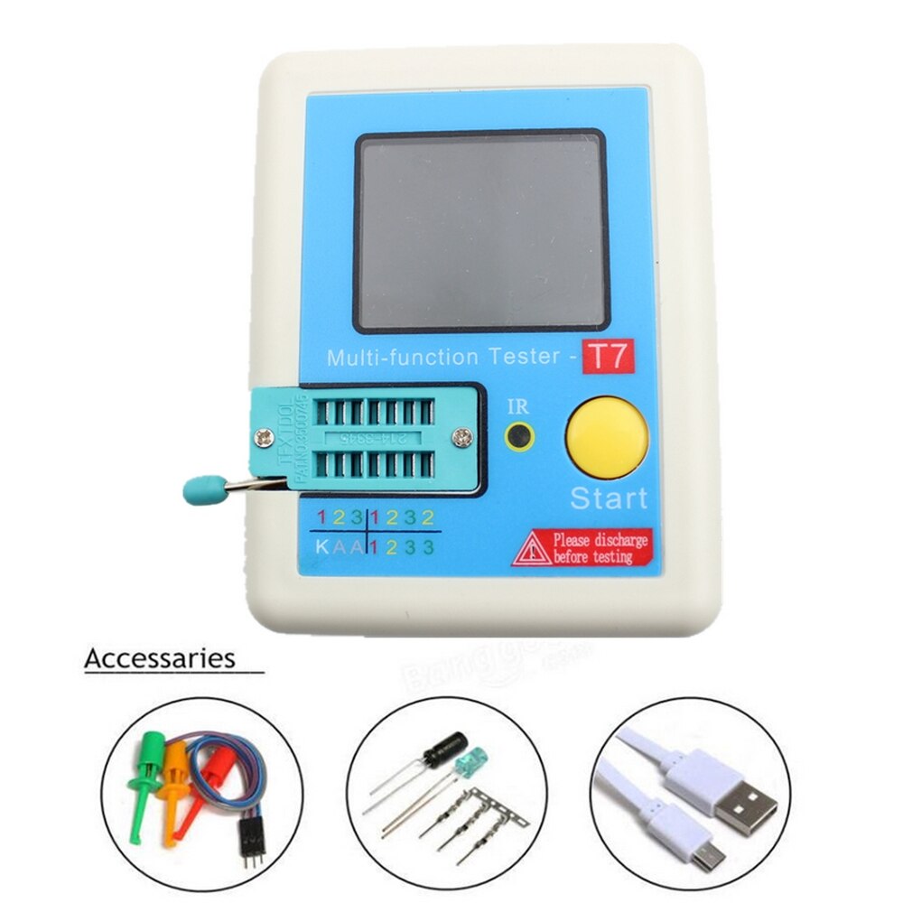 LCR-T7 Type Transistor Tester 3.5 TFT Diode Transi... – Vicedeal