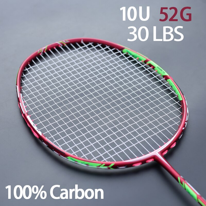 Lichtste Full Carbon Fiber Badminton Rackets 10U 5... – Vicedeal