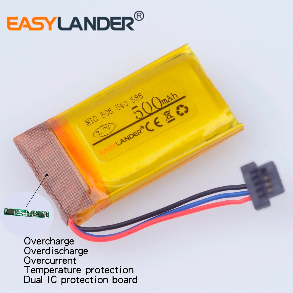 3.7V 500mAh Rechargeable li Polymer battery For DV... – Grandado