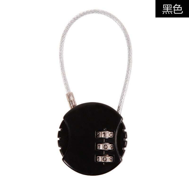 bike Pad lock combination Bicycle Parts Extendable... – Grandado