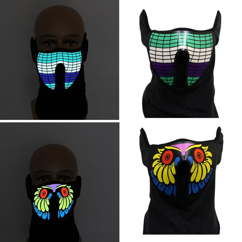 Led Terror Face Mask Voice Control Dynamic Pattern... – Grandado