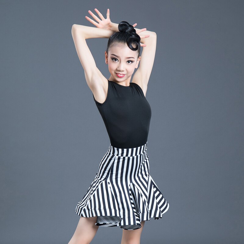 Girls Latin Dance Dress Children Dance Leotard Ski... – Grandado