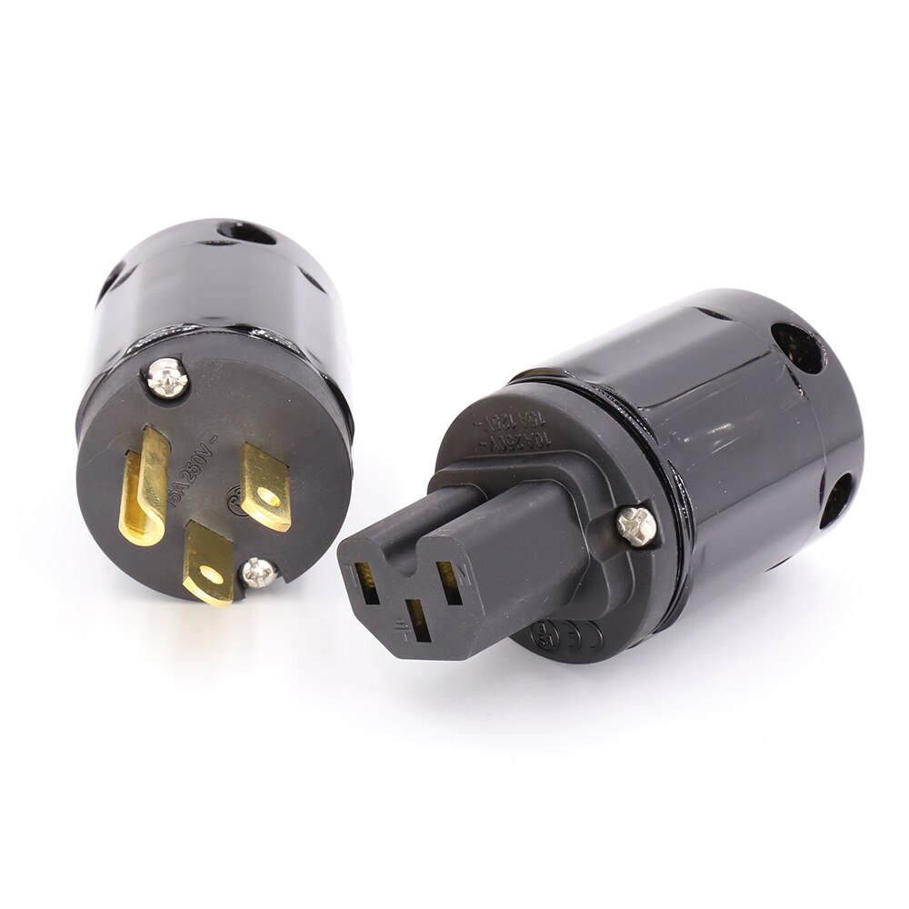Messing P-029 Us Power Plug & C-029 Iec Connector ... – Grandado