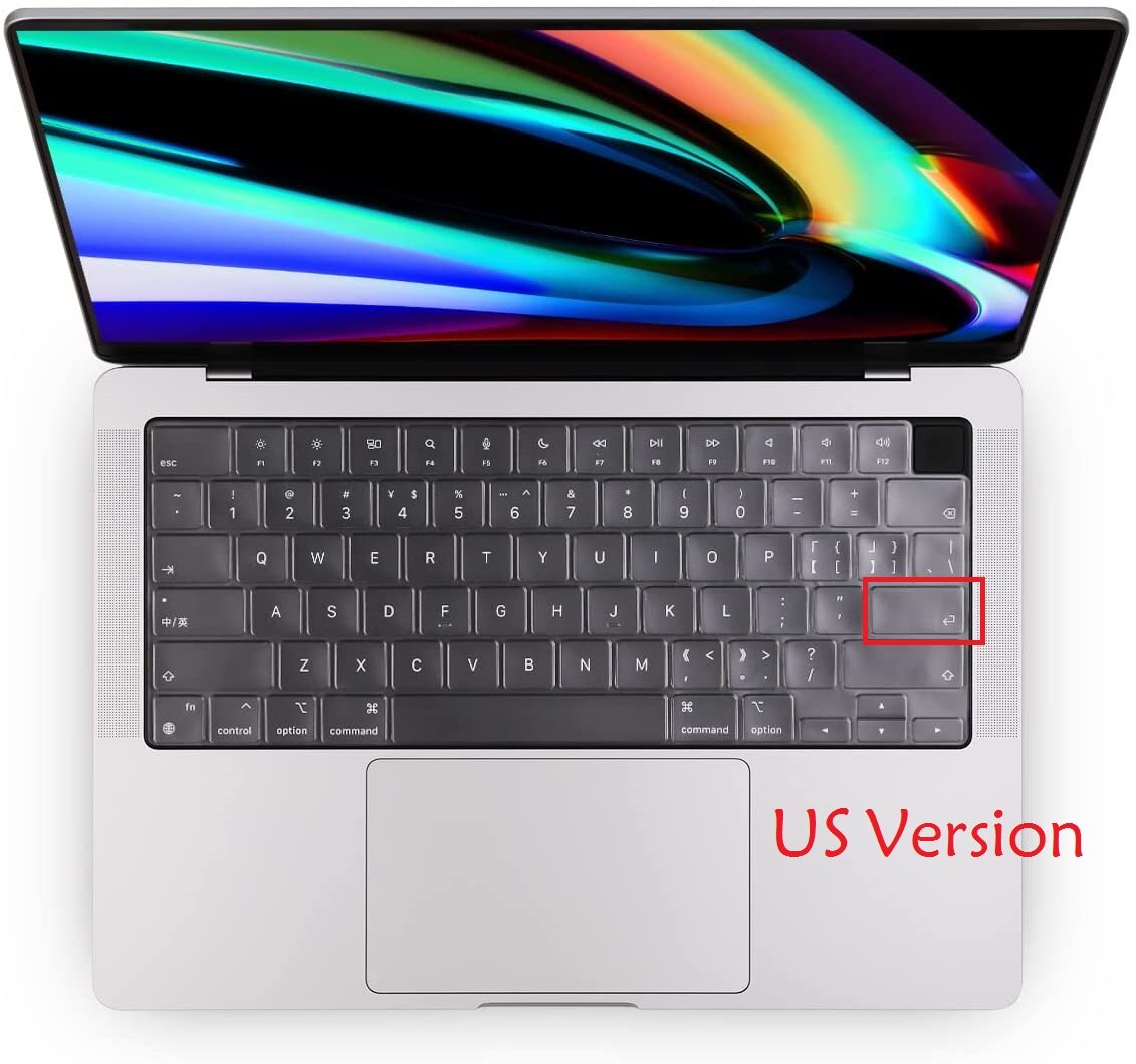Engels Laptop Cover Voor Macbook Pro 14 In M1 Chip... – Vicedeal