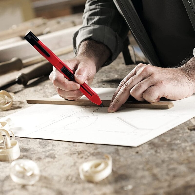 3 Sets Of Mechanical Carpenter's Pencil Practi... – Grandado