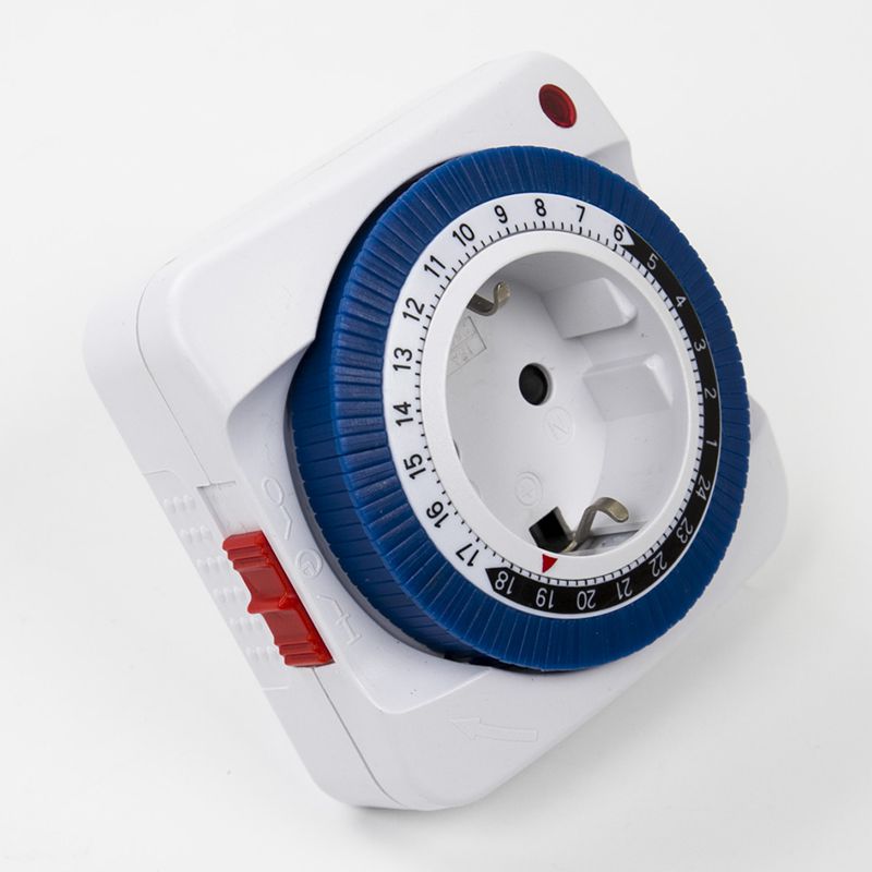 24 Hour Timer Socket Mechanical Program Timer Swit... – Grandado