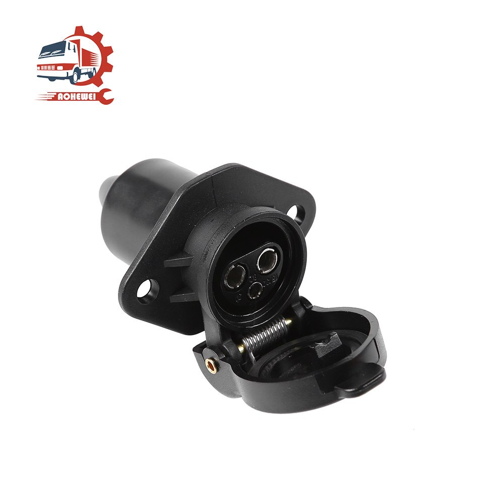 AOHEWEI EU 3 Pin Trailer Plug Adapter Cable 12V 3 ... – Grandado