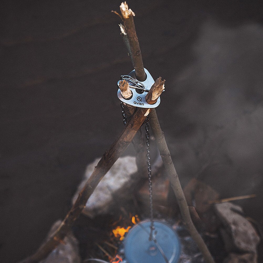 Portable Camping Tripod Hanging Pot Bracket Barbec... – Grandado