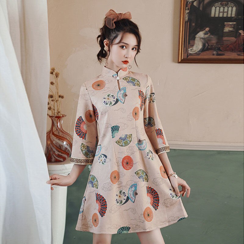 Chinese Traditional Cheongsam Sexy Women Party Dre... – Grandado