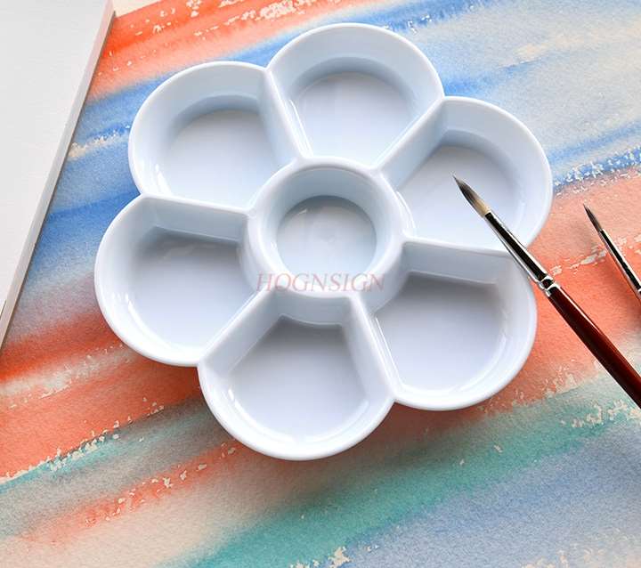 Watercolor palette plum plate thickened palette ea... – Grandado