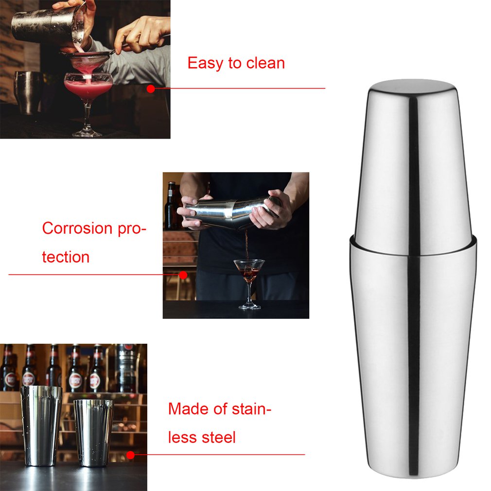 S75-9 600ML Stainless Steel Cocktail Shaker Set Bo... – Grandado