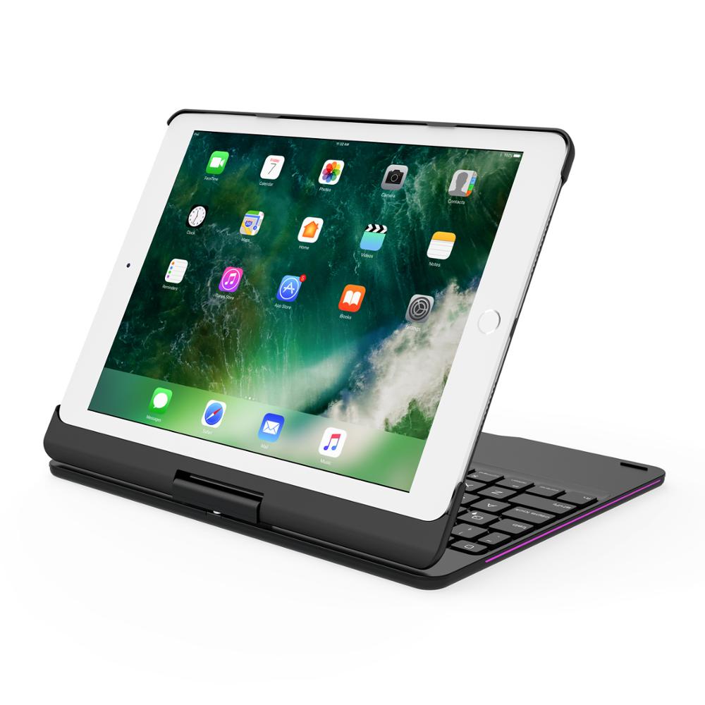 Voor Ipad 9.7 ''Draaien Kleurrijke Backlight Wirel... – Vicedeal