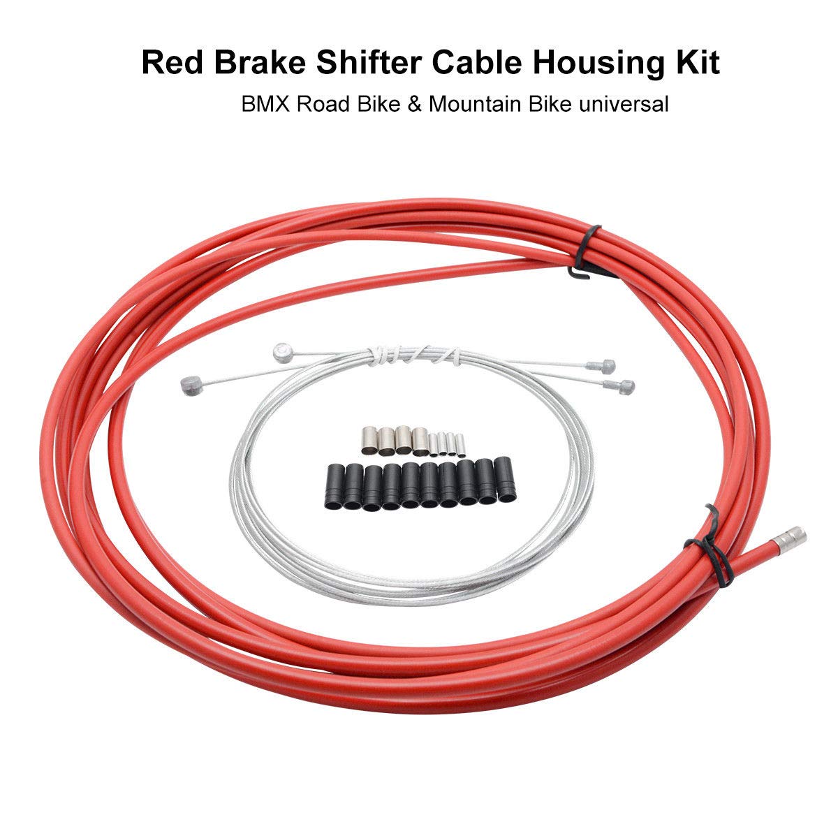 Red Gear Brake Cable Set Bike Complete Set Brake I... – Vicedeal