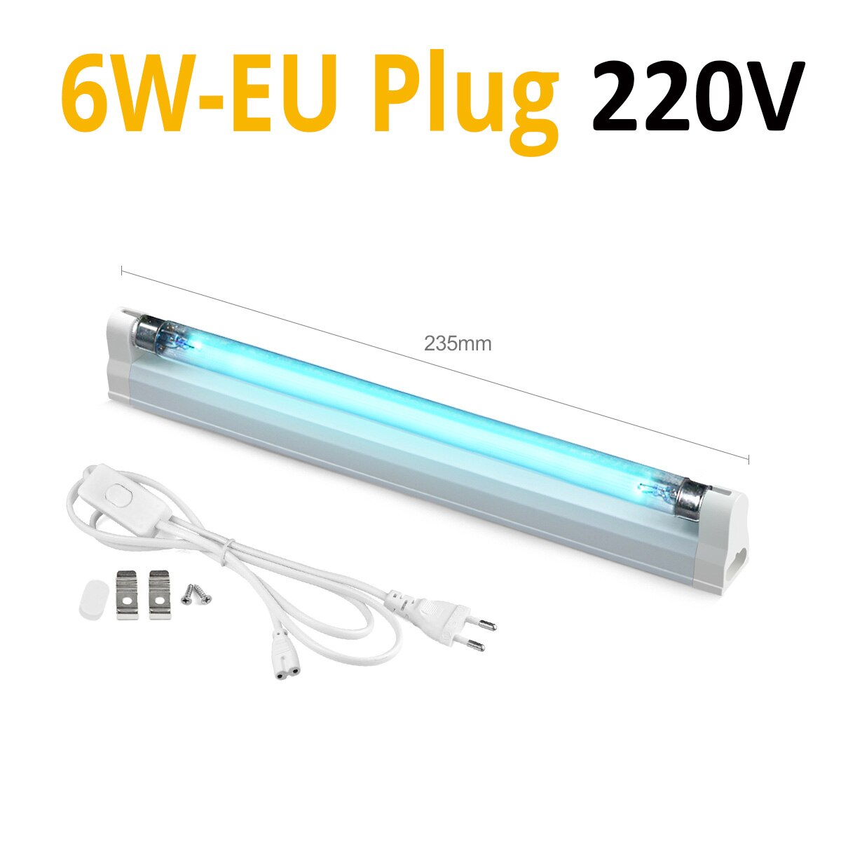 T5 Tube Germicidal Light UVC Sterilizer Kill Dust ... – Grandado