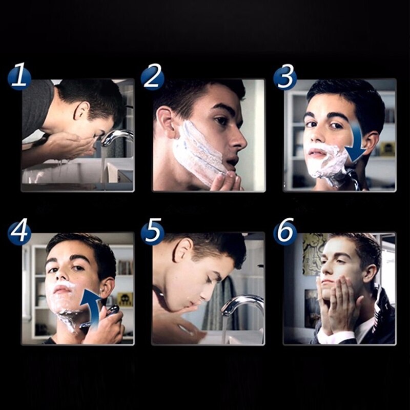 Manual Shaver Razor Shaving Blades 5 Layer Stainle... – Grandado