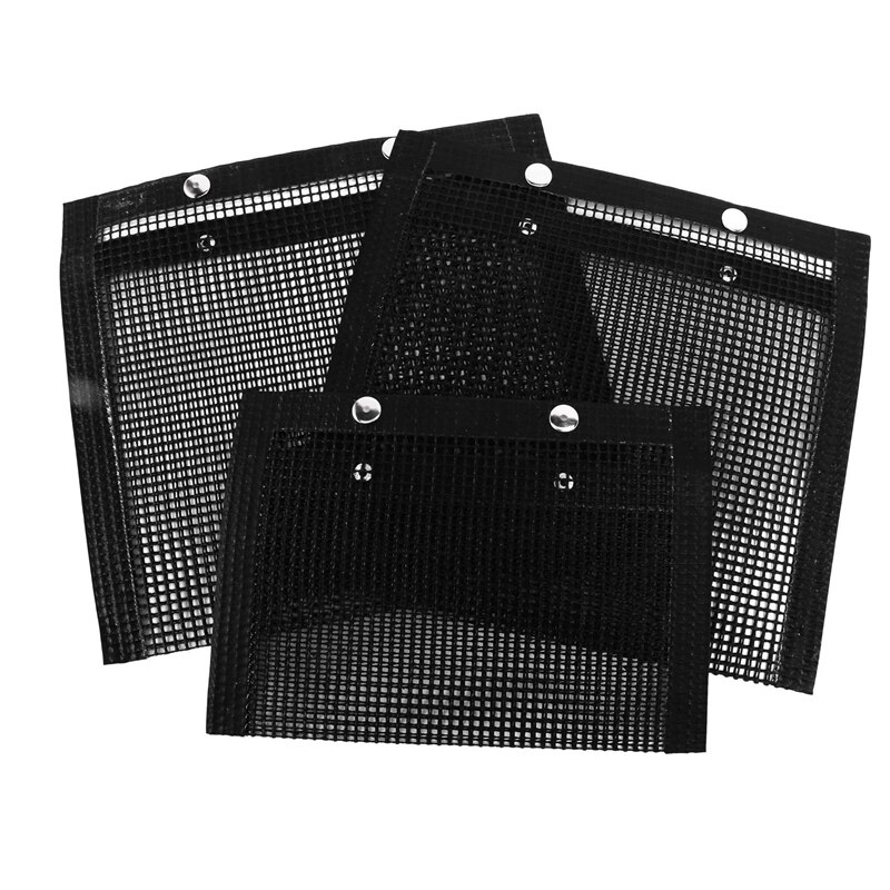 -3 Pcs Non-stick Mesh Grillen Tas Non-stick Bbq Ba... – Grandado