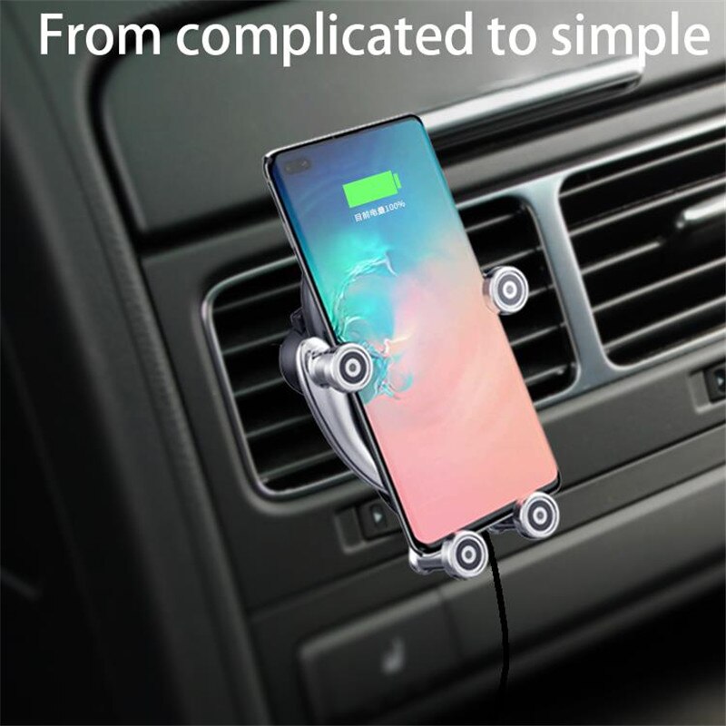 car phone stand holder Pop-up Auto-sensing 15Wwire... – Grandado