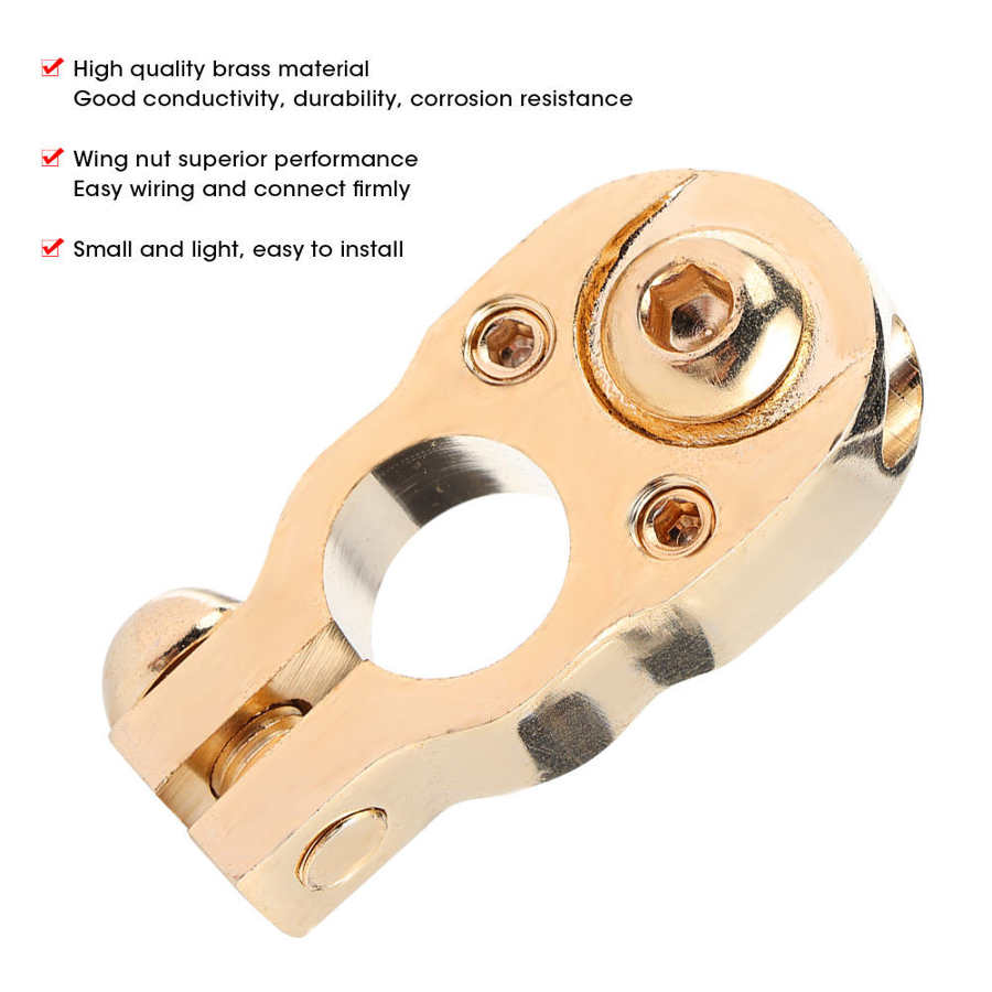 Batteriterminal ren mässing 15.9-17.5 för bil last... – Grandado