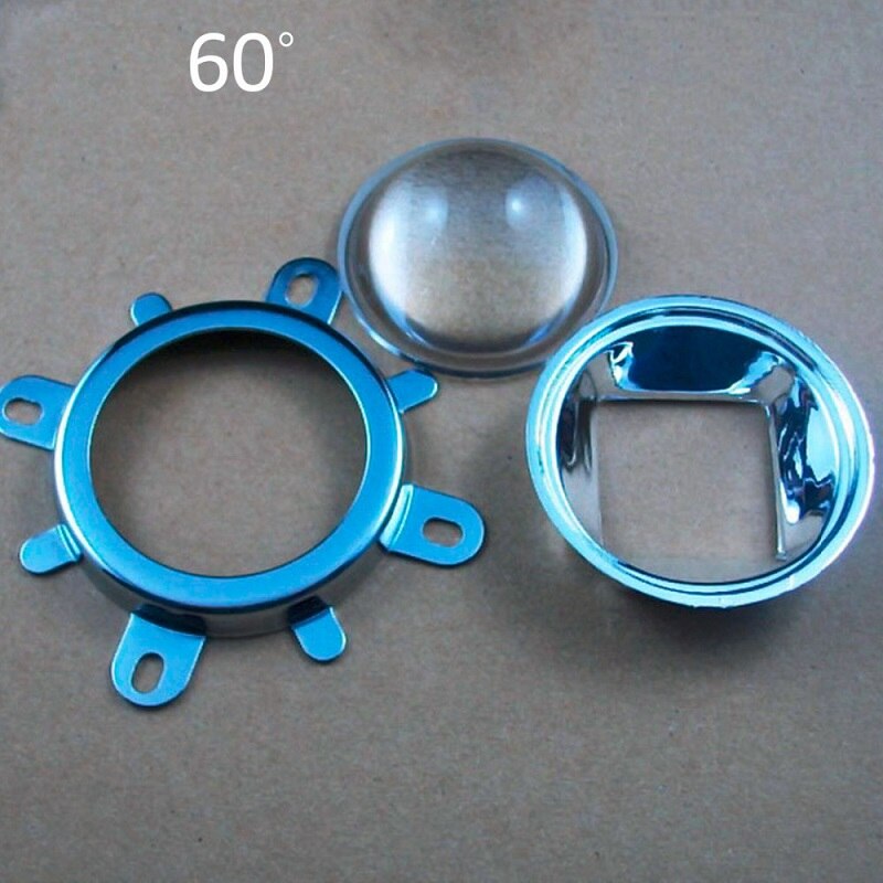 1set LED Lens Optical Glass 44mm 60 to 120 degree ... – Grandado