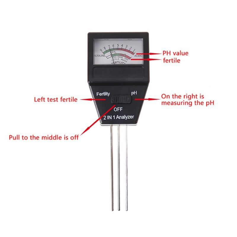 2 in 1 Soil PH Meter&Fertility Tester Acidity Digi... – Grandado