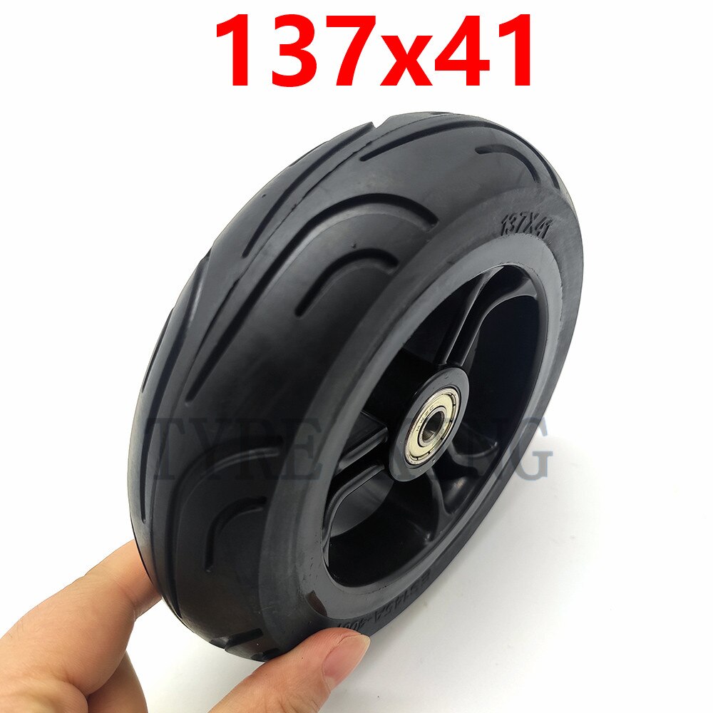 137x41 Solid wheel Tyre with Plastic Hub for 5 Inc... – Vicedeal