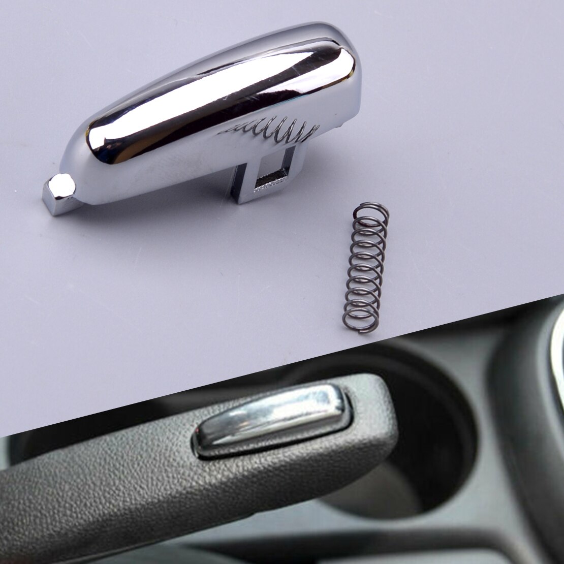 Zilver Handrem Knop Schakelaar Aluminiumlegering 4... – Vicedeal