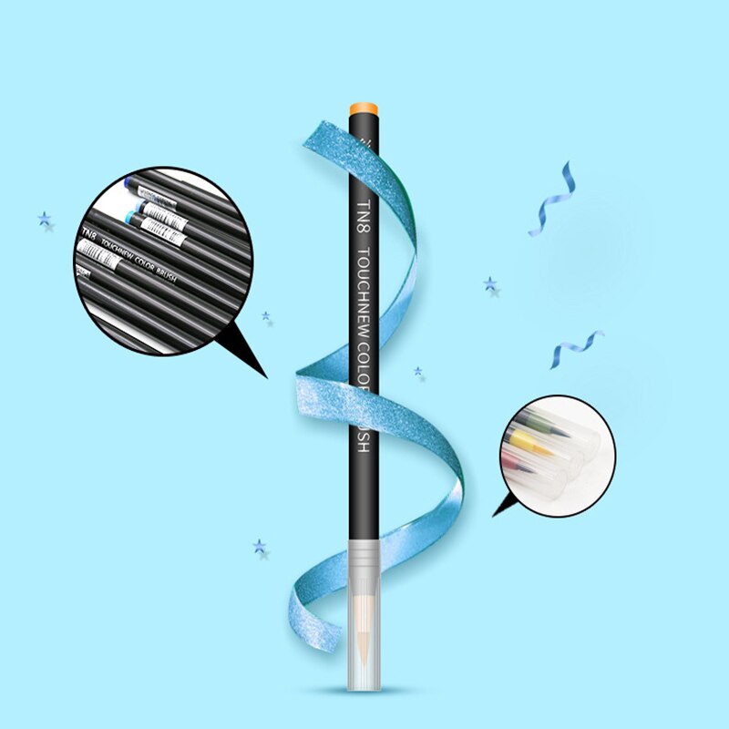 TOUCHNEW 24 Colors Watercolor Painting Soft Brush ... – Grandado