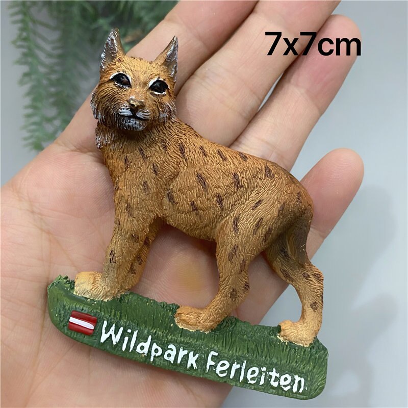 Hand-painted Wildpark Ferleiten Norway Elk Wolf 3D... – Grandado