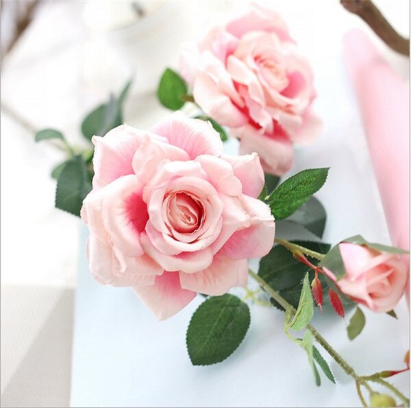 5 stks/partij DIY Valentines 3 Heads 90cm Blauw/Wi... – Grandado