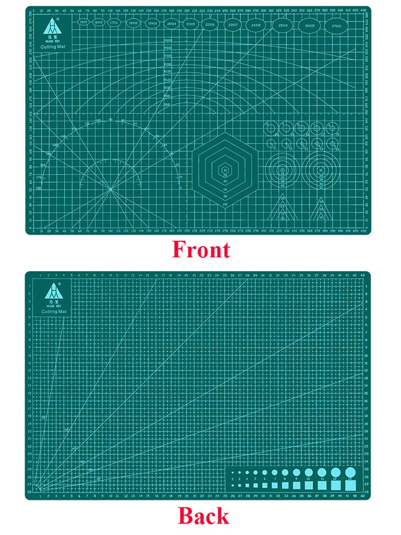 A3 A4 A5 PVC Cutting Mat Pad Patchwork Cut Pad A3 ... – Vicedeal