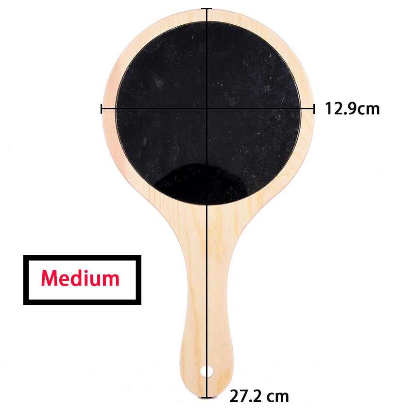 Houten Spiegel Draagbare Mini Pocket HD Ronde Spie... – Grandado