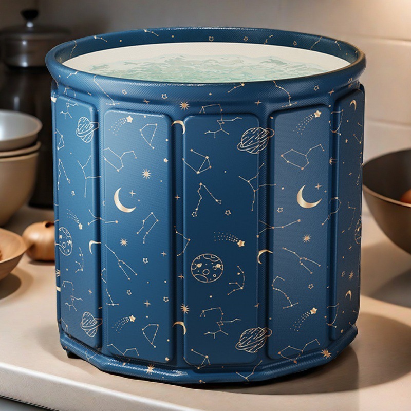 Adult Folding Bath Bucket Full Body Soaking Bucket... – Grandado