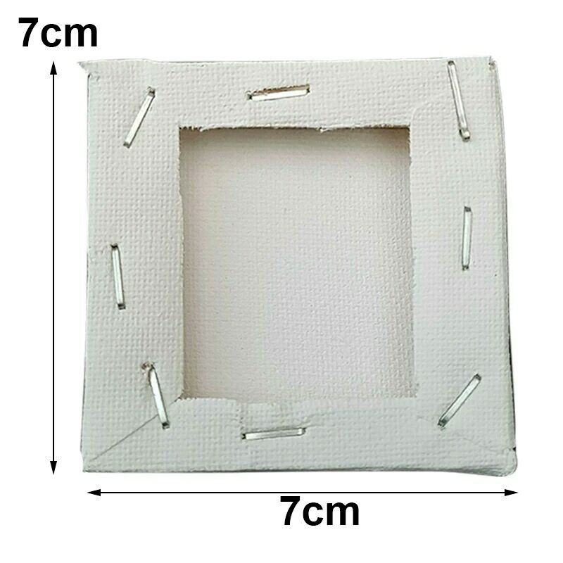 5 mini blank oil painting frames square 7x7cm oil ... – Grandado