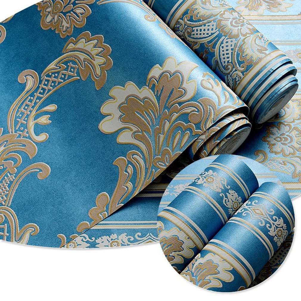 European Style Non-woven Wallpaper Three-dimension... – Grandado